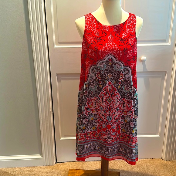 Max Studio | Dresses | Nwt Stunning Red Max Studio Sleeveless Dress ...